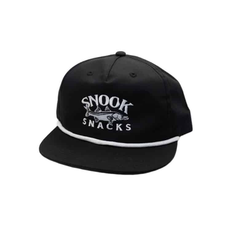 Snook Snacks - Black & White Rope Hat - Snook Snacks